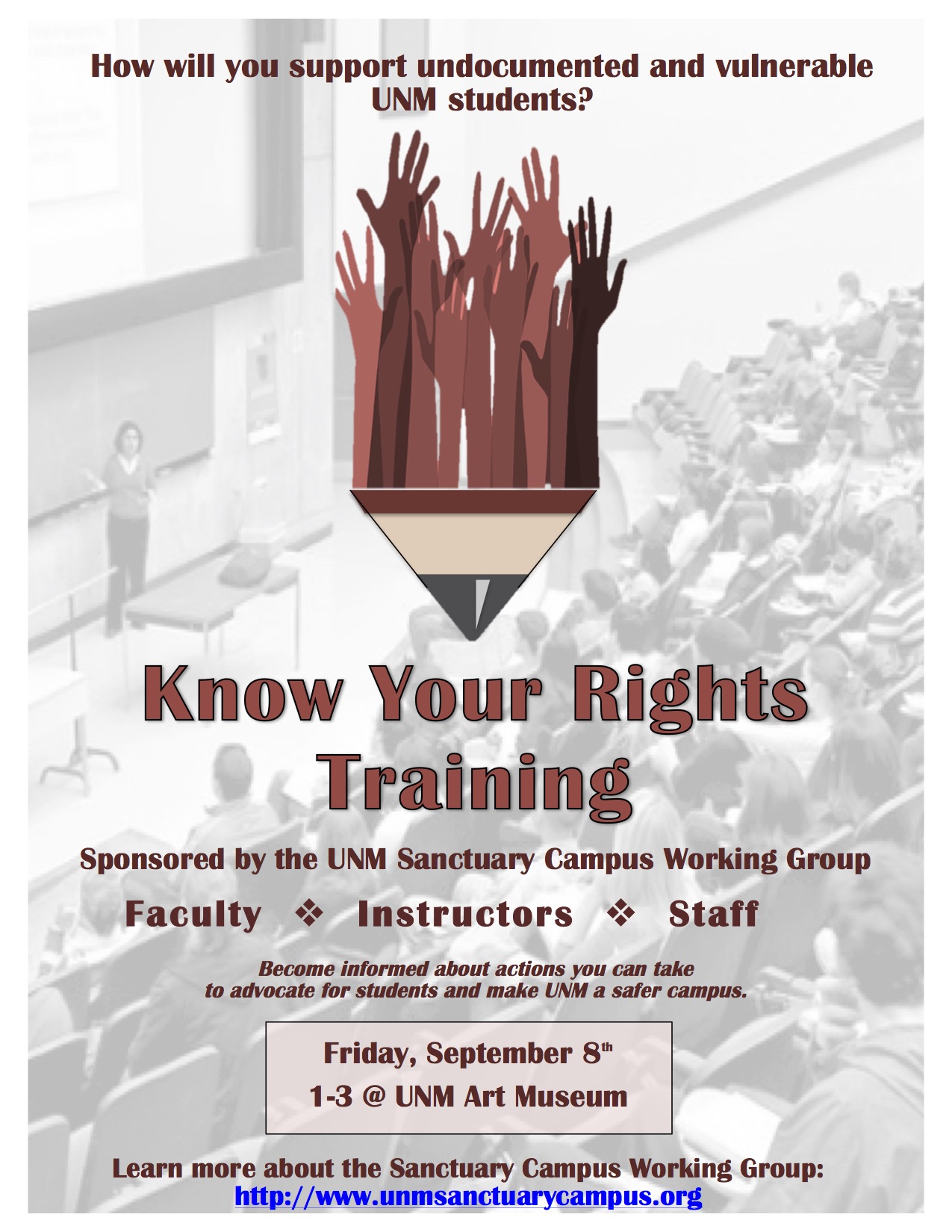 Know Your Rights Training – UNM Sanctuary Campus